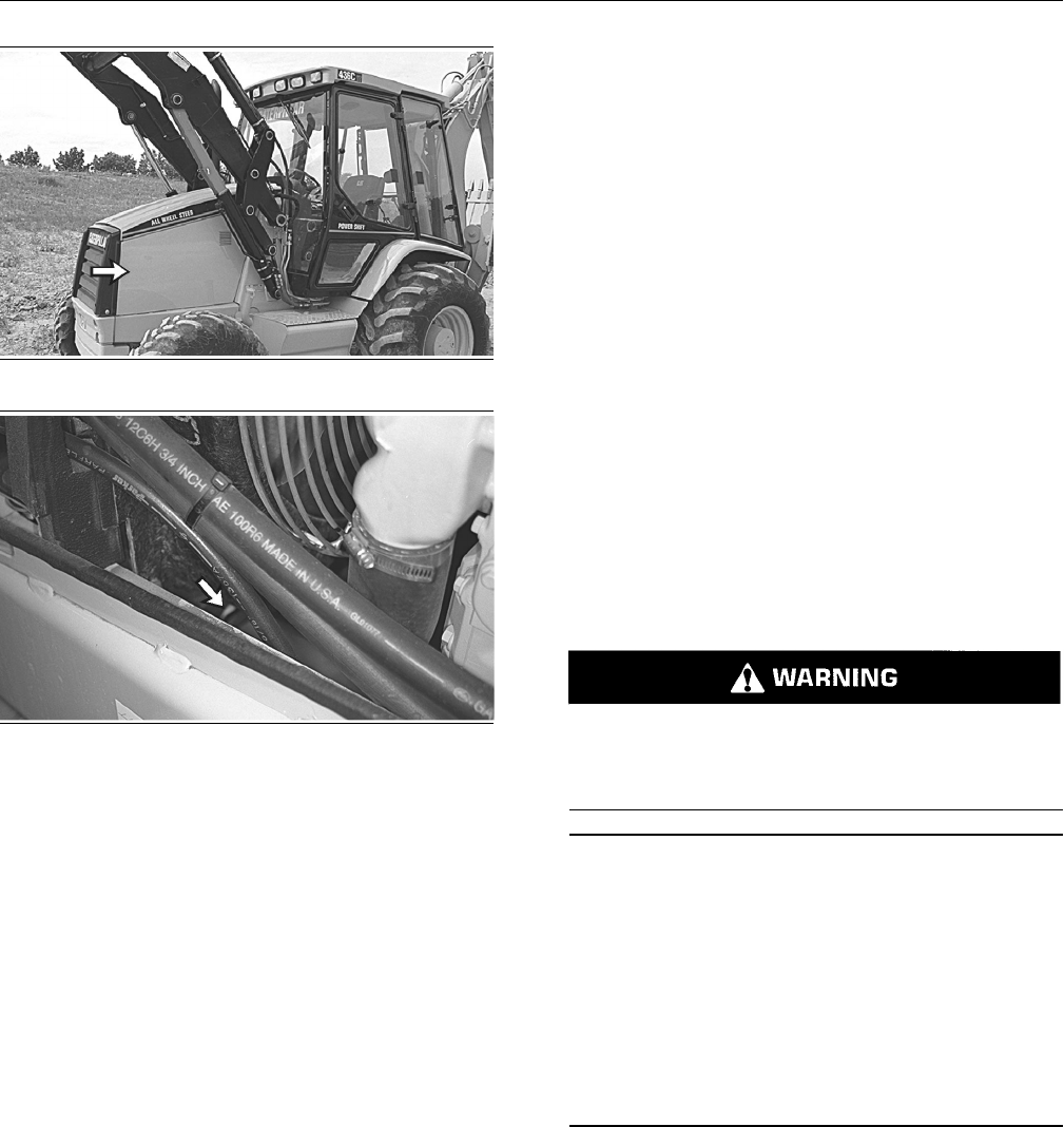 416C, 426C, 428C, 436C and 438C Backhoe Loaders Operation and Maintenance Manual Page 13 of 49 ...